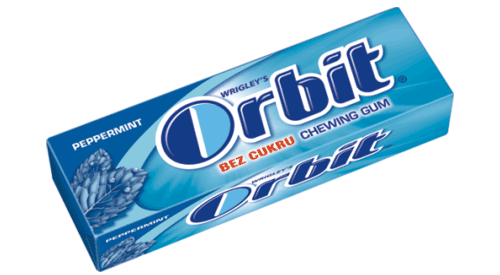 Žvýkačky ORBIT dražé 14 g Peppermint - balení 30 ks | Eshop naplněný ...